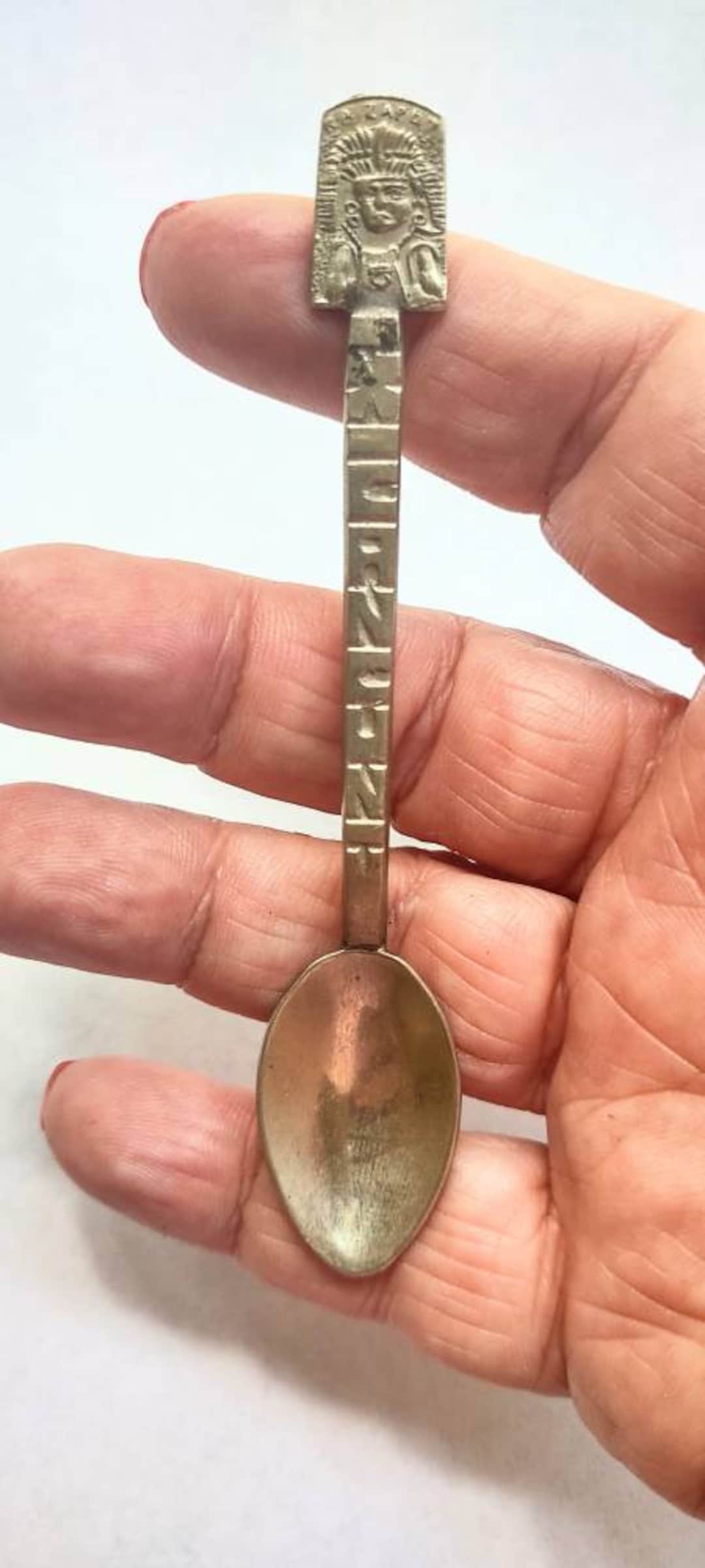 Vintage Signed Spoon / Alpaca Mexico Spoon / Alpaca Items / Mexico ...