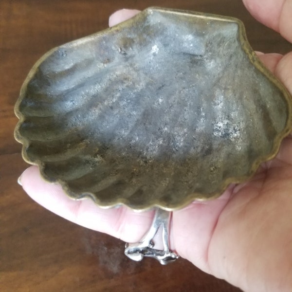 Brass Shell Dish - Etsy