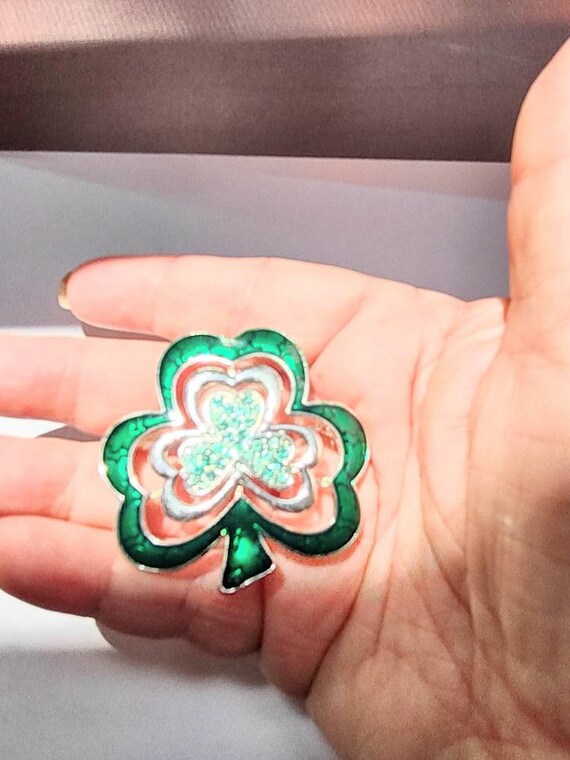 Shamrock Brooch / Pin / Napier Shamrock Brooch / Pin … - Gem