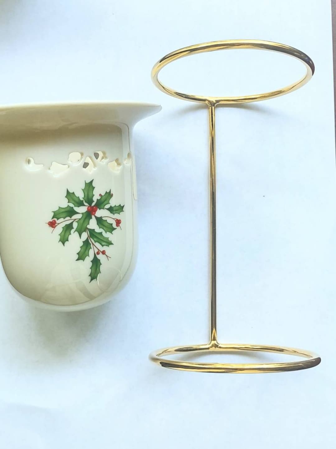 Lenox Items/ Lenox Candle Holder / Lenox Items / Vintage Candle Holder ...