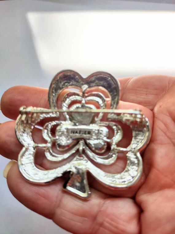 Shamrock Brooch / Pin / Napier Shamrock Brooch / Pin … - Gem