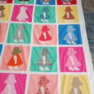 Little Girl Quilt / Dutch Girl Quilt / Single Bed Quilt / Baby Craw ...