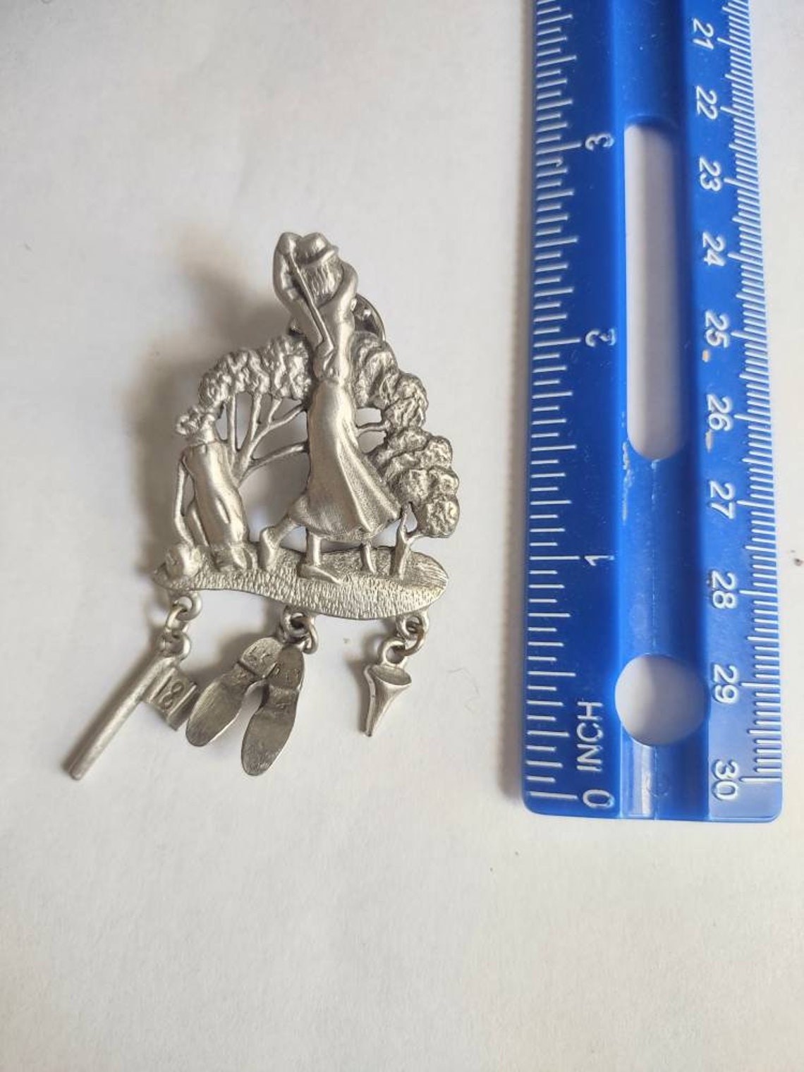 Women's Golfing Brooch / Pin / Golf Jewelry / Designer - Etsy