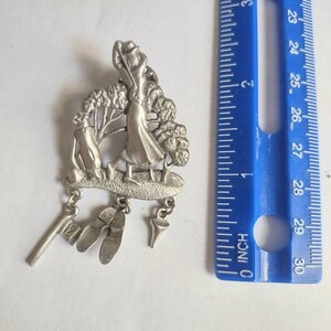 Women's Golfing Brooch / Pin / Golf Jewelry / Designer - Etsy