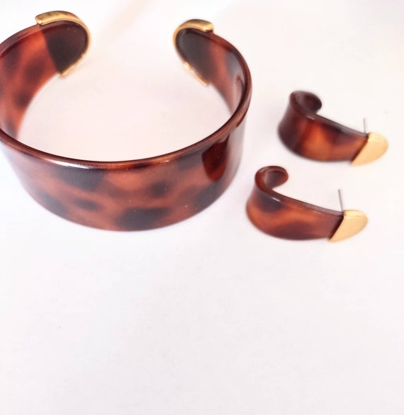 Tortoise Shell Jewelry Set / Tortoise Shell Bracelet … - Gem