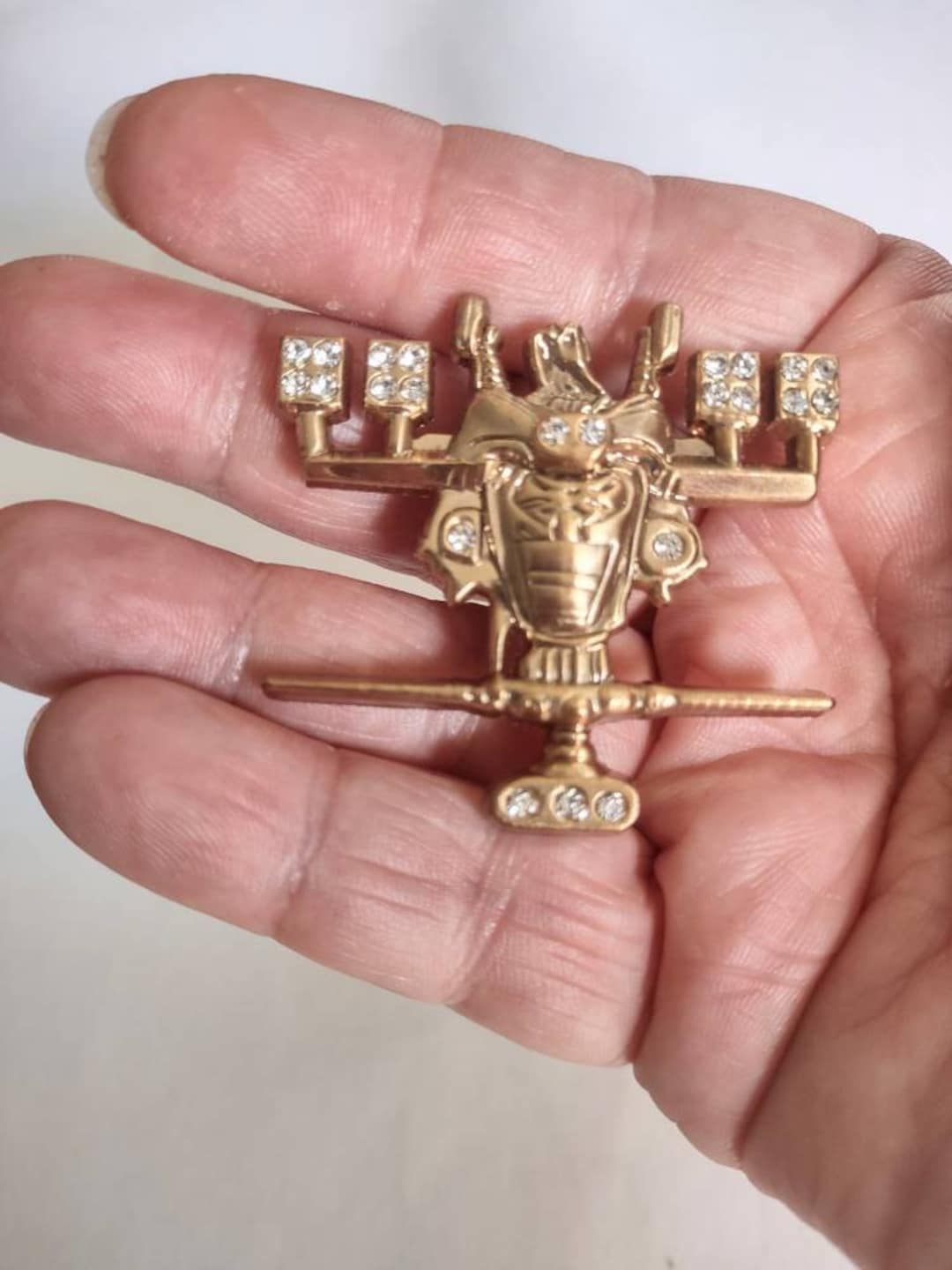 Menorah Brooch / Pin / Menorah Jewelry / Jewish Brooch / Pin / - Etsy