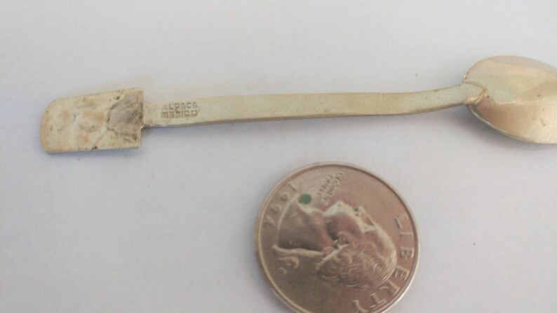 Vintage Signed Spoon / Alpaca Mexico Spoon / Alpaca Items / | Etsy