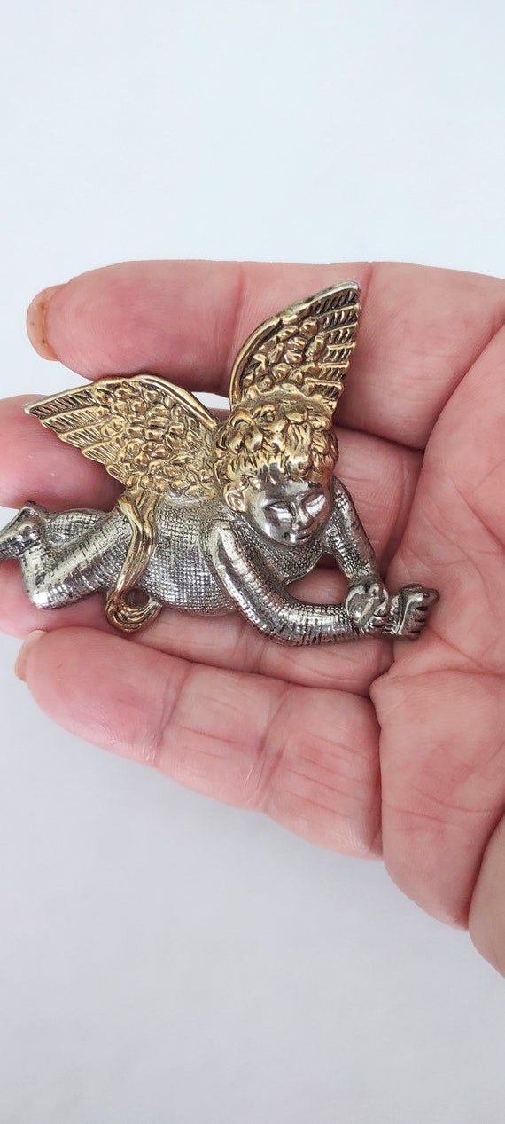 cherub angel push pin - Gem