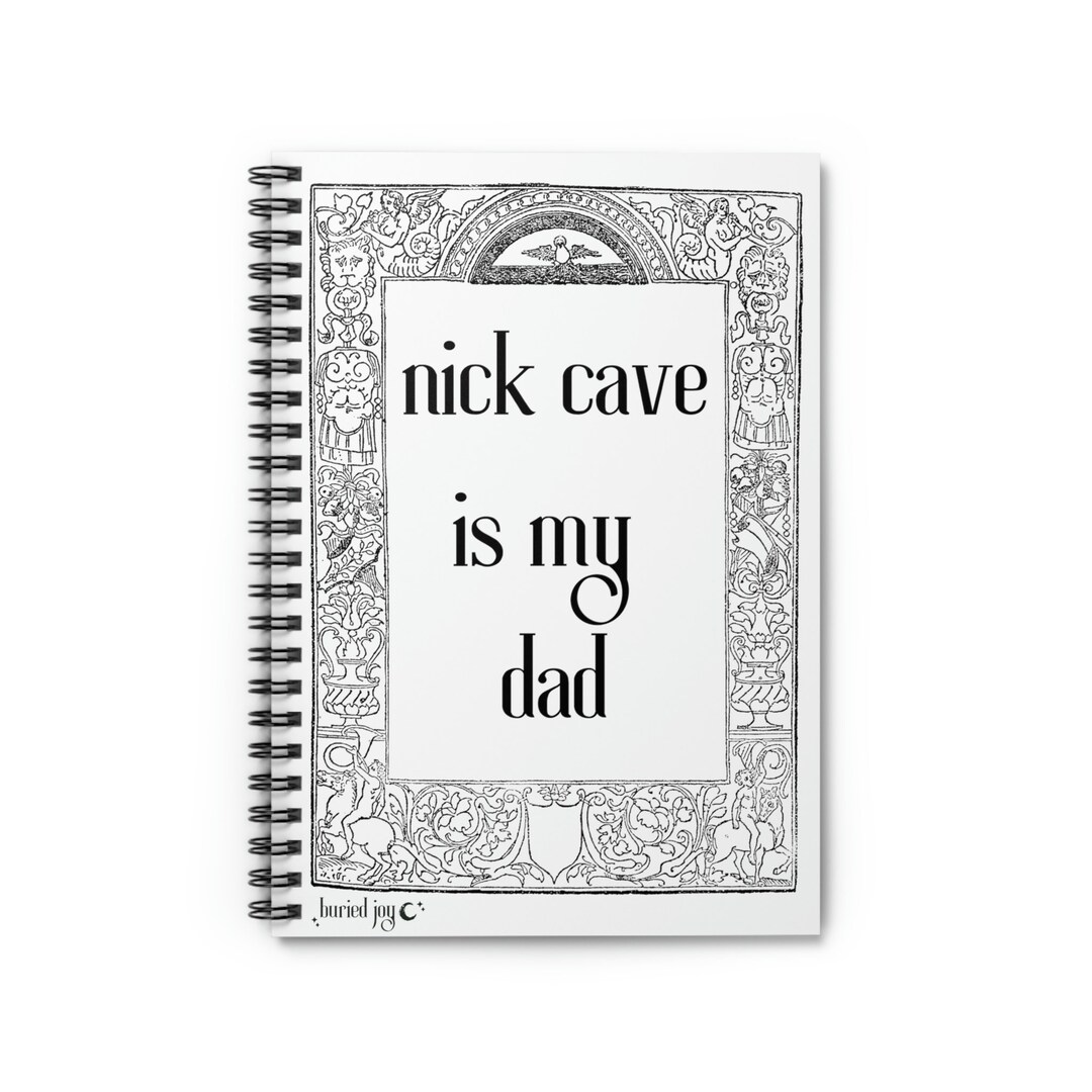 Nice Cave is My Dad Spiral Lined Notebook/journal by Buried Joy - Etsy