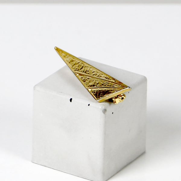 Triangle Brooch - Etsy UK