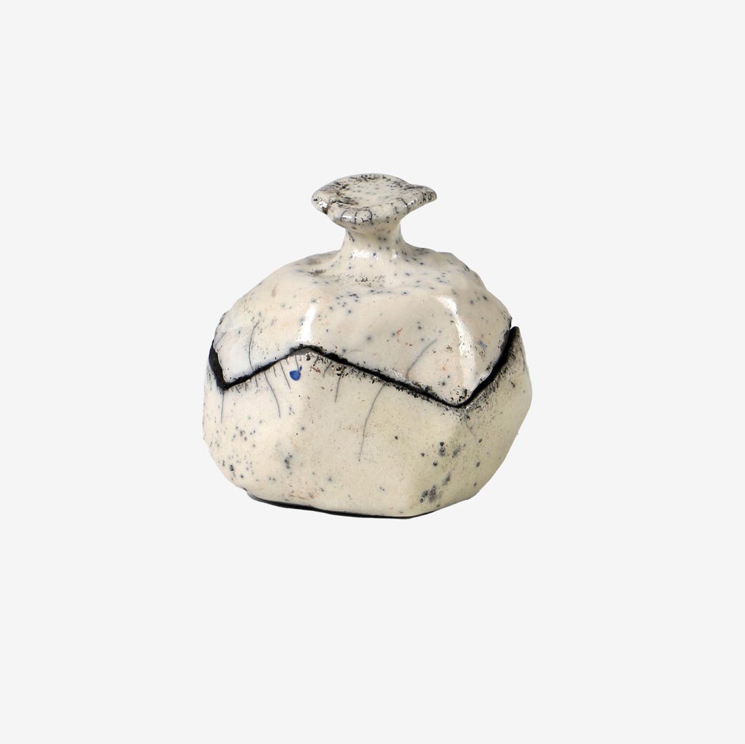 Vintage Raku Box, Studio Ceramic, Rare Home Decor, Handmade Art Pottery ...