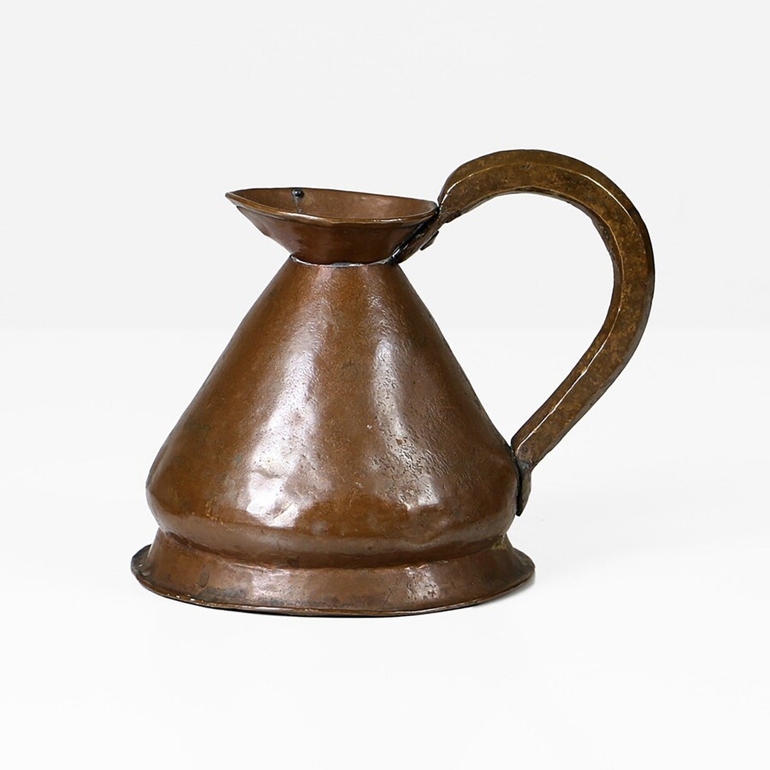 Vintage Copper Jug With Handle - Etsy