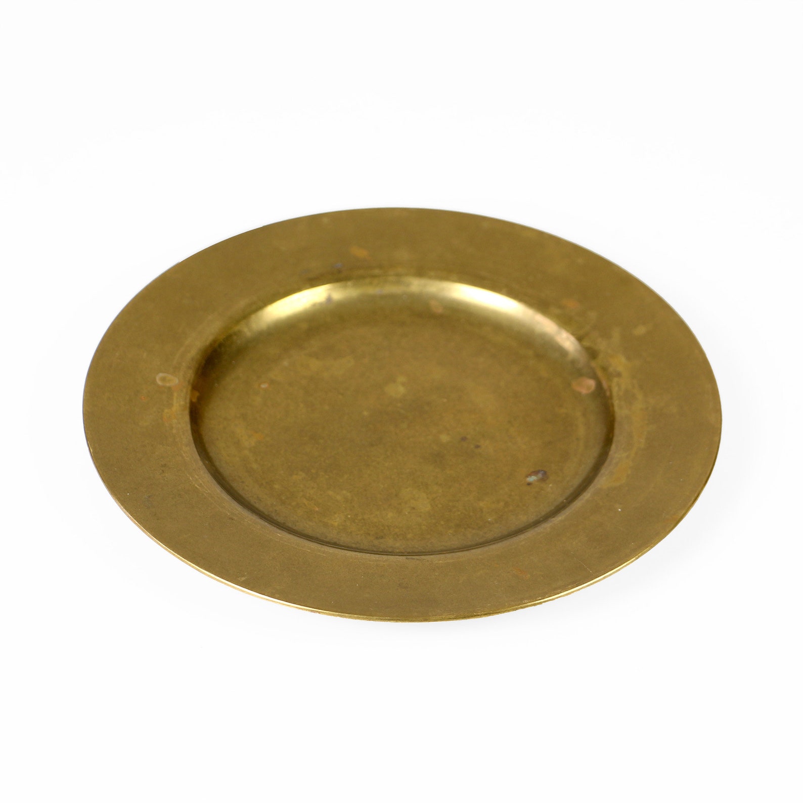 Vintage Brass Deco Plate Gold Home Decor 1960s Mid Century Modern - Etsy