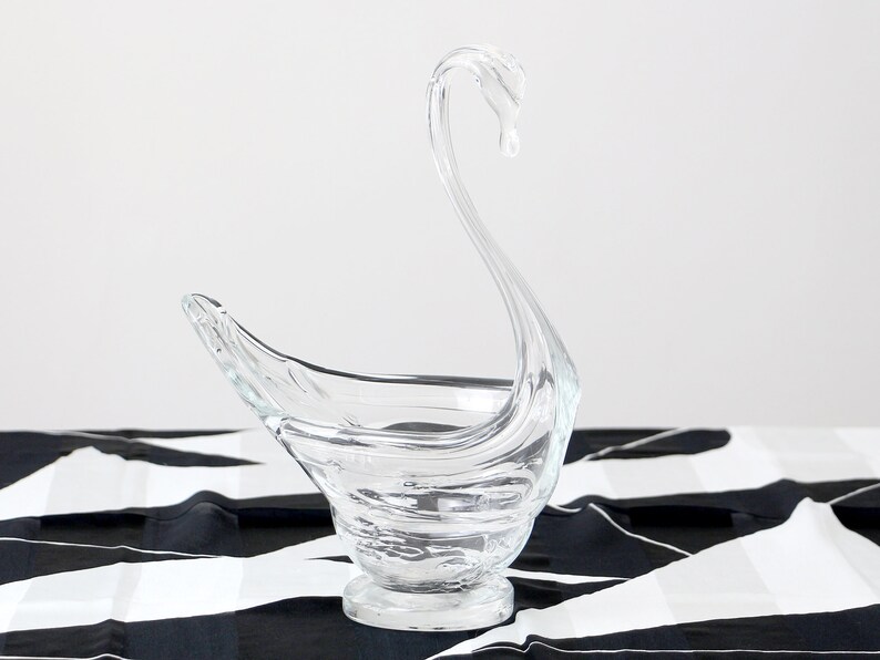 Vintage Glass Planter Swan Denmark 1970s Boho Home Decor - Etsy