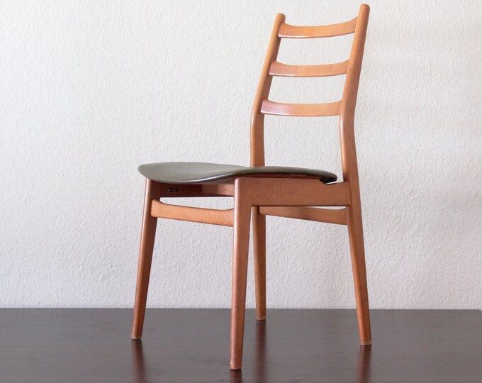 Vintage CASALA Chair Modern Dining Chair Panton Era Wood Green Mid ...