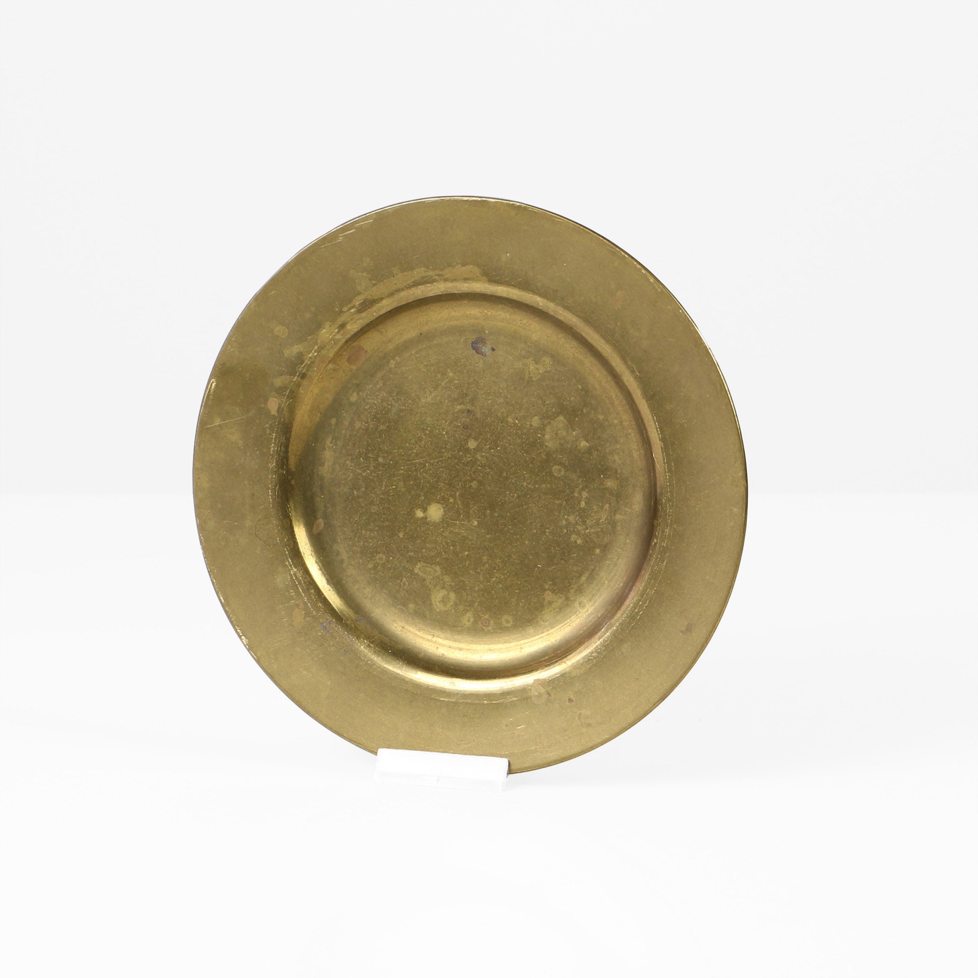Vintage Brass Deco Plate Gold Home Decor 1960s Mid Century Modern - Etsy