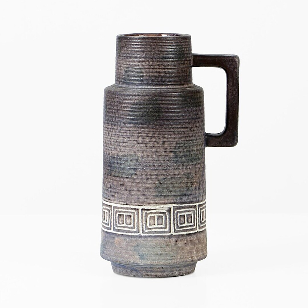 Vintage Pottery Vase by August Heissner, GDR, 1960s - Etsy