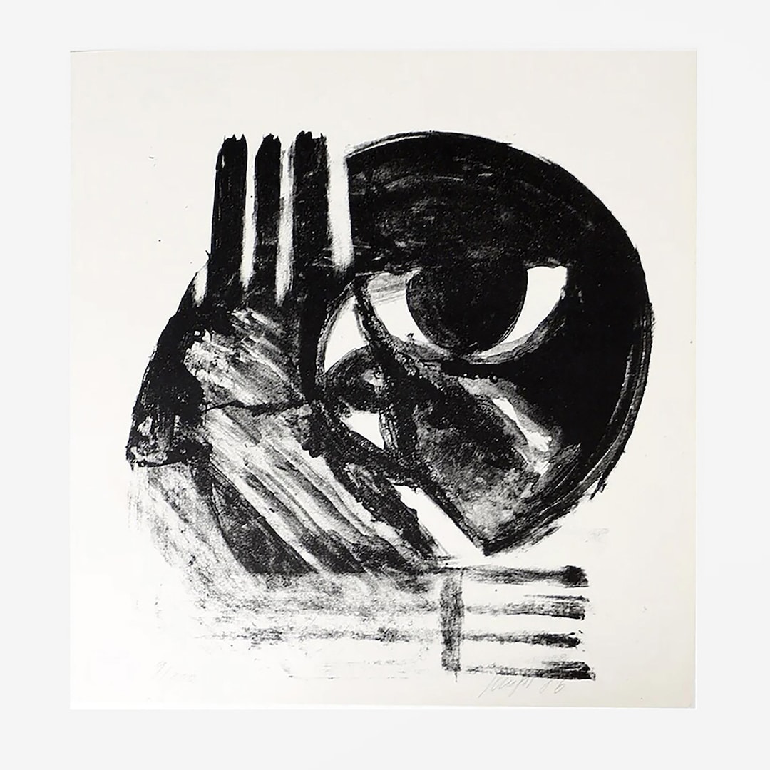 Vintage Lithography Original Art Print by Michael Hengst, Signed, 1986 ...