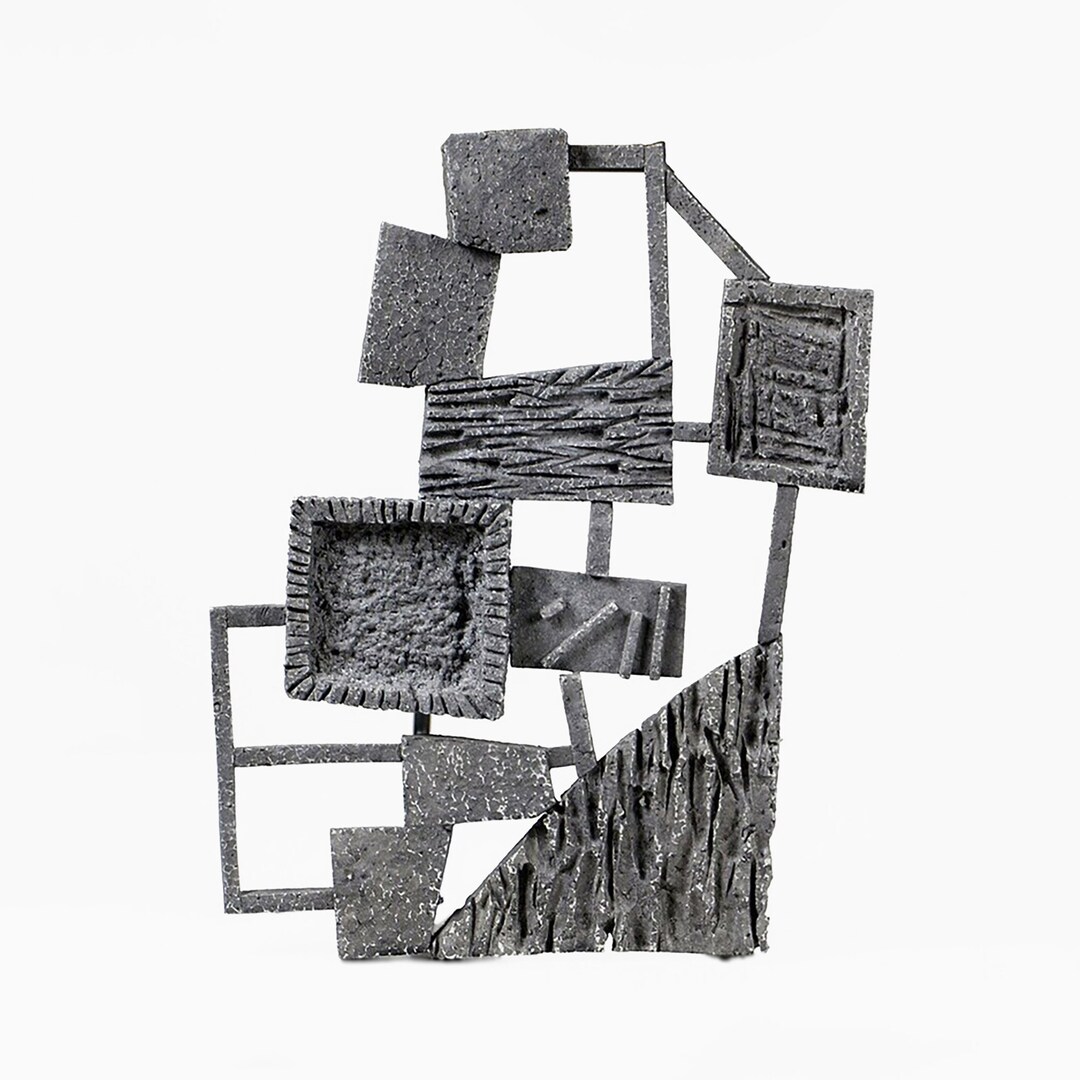 Vintage Brutalist Design Wall Hanging 1970s Metal Wall Relief - Etsy