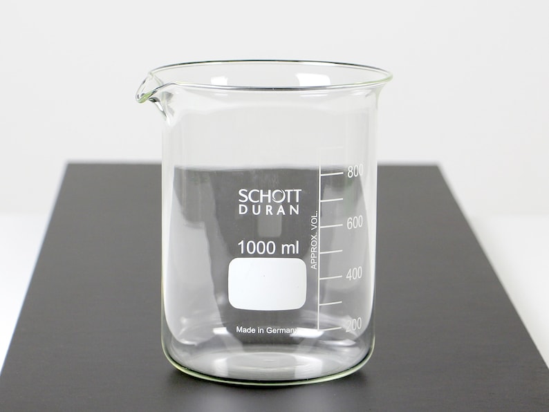 Vintage Apothecary Glass Beaker German 60s - Etsy UK