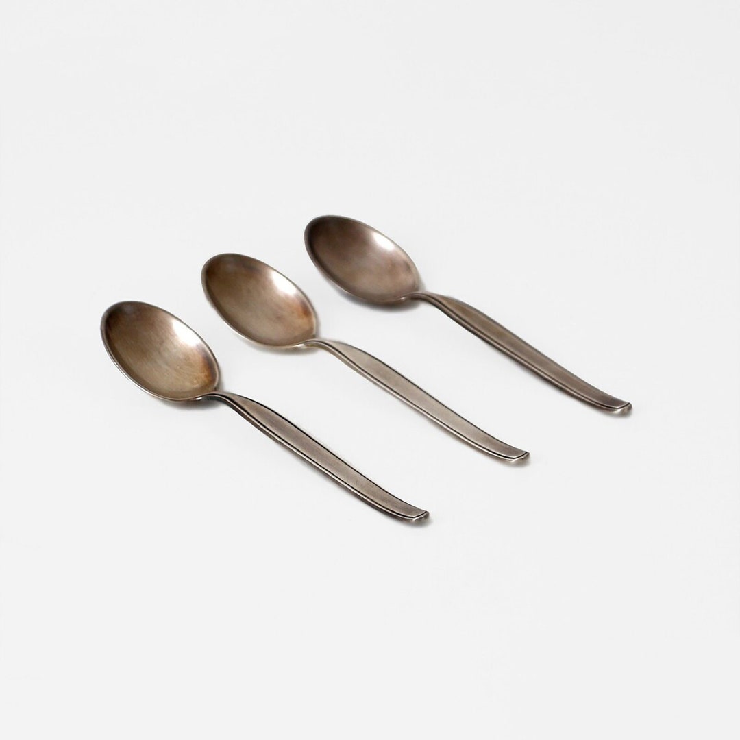Vintage Tea Spoons Silverware Set by Martin 90 Cutlery - Etsy