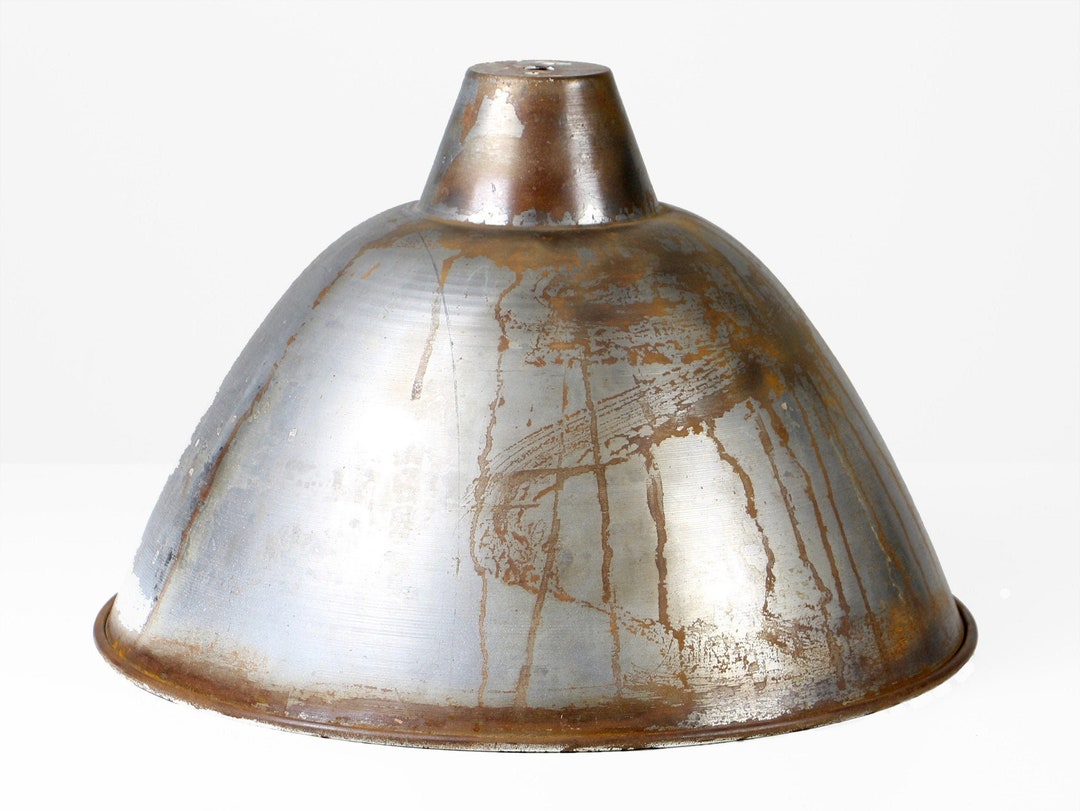 Vintage Industrial Metal Lamp Shade Large Factory Lamp 1 - Etsy