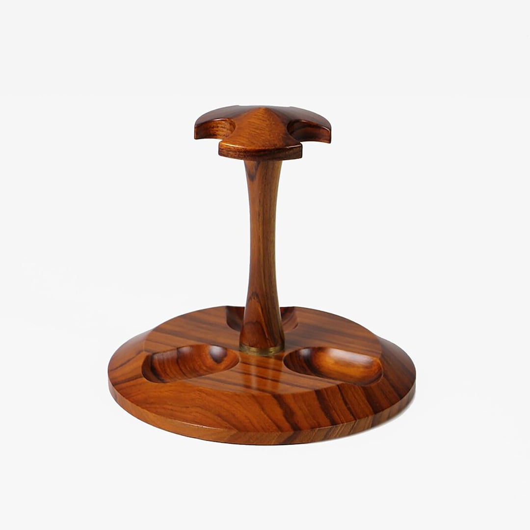 Vintage Wood Pipe Stand Denmark 60s Mid Century Design - Etsy