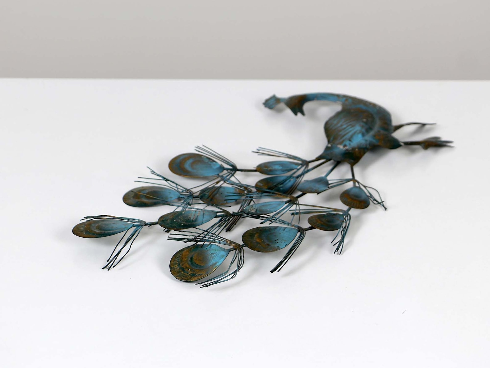 Vintage Metal Peacock Wall Hanging Made in Austria - Etsy