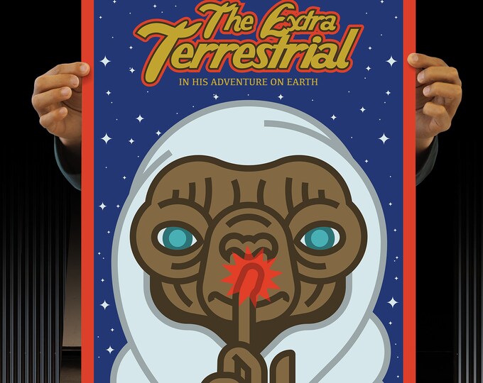 E.T. Alternative Movie Poster - Etsy