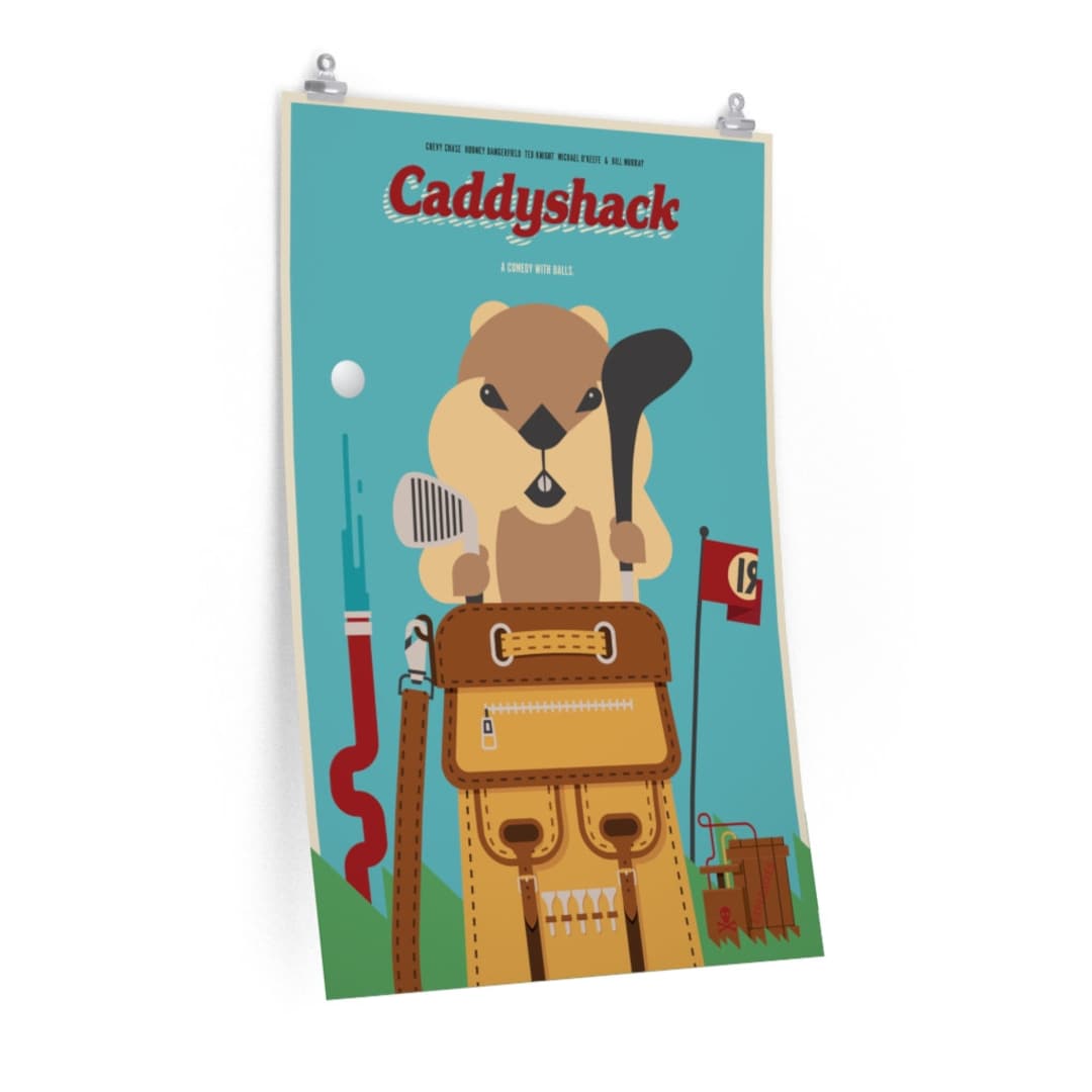 Caddyshack Alternative Movie Art Print Premium Matte Vertical Posters ...