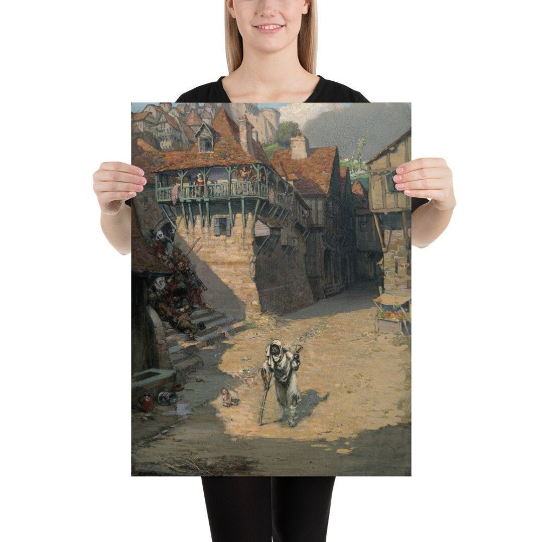 Person With Leprosy. Watercolour by R. Cooper. Cooper, Richard Tennant ...