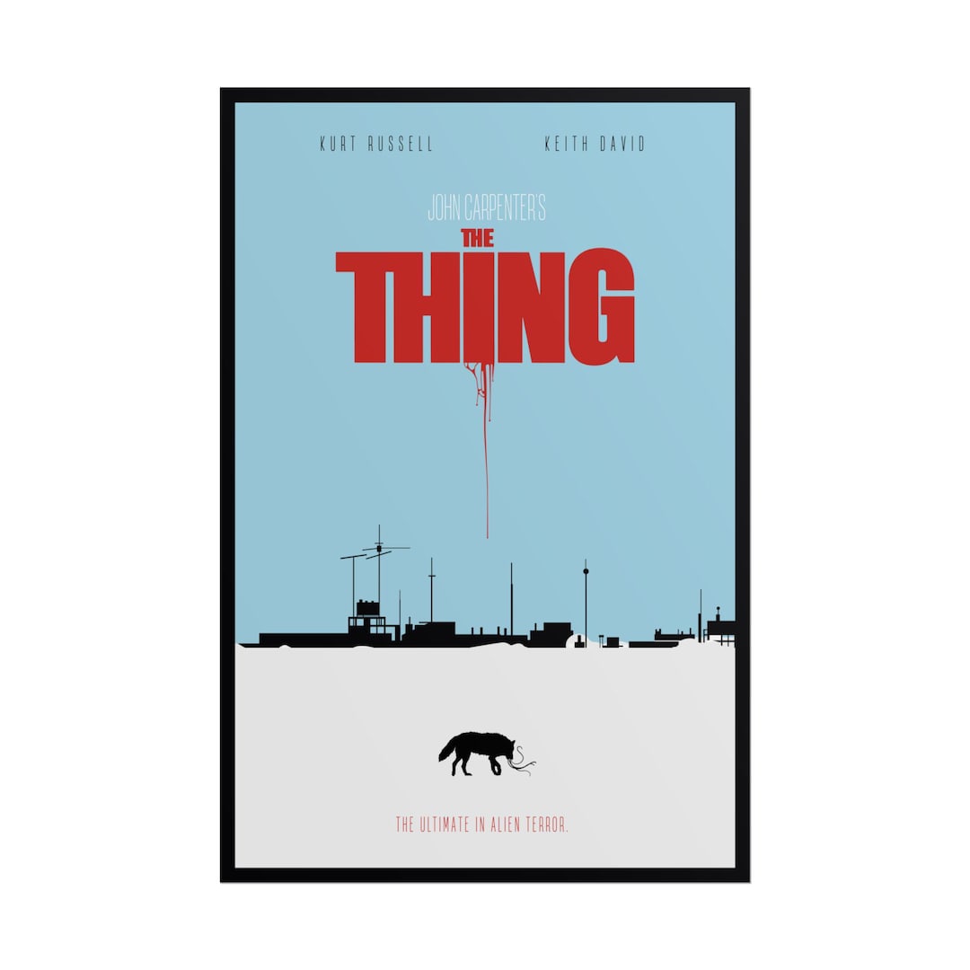 Horror Film Minimalist Rolled Posters, Best Movie Remake Art Print ...