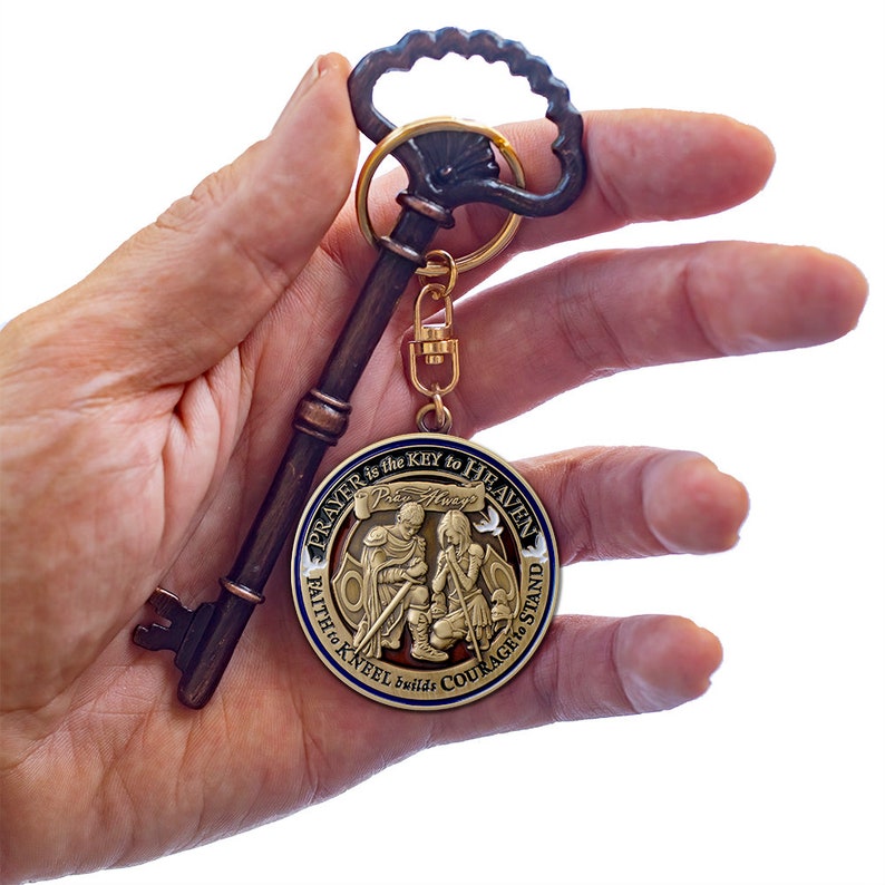 Prayer Armor of God Key Chain With Swivel - Etsy