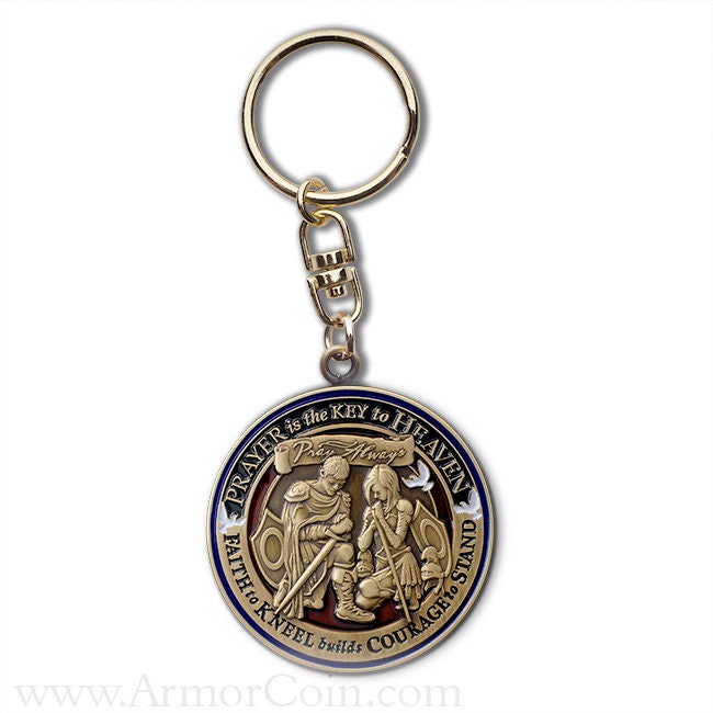 Prayer Armor of God Key Chain With Swivel - Etsy