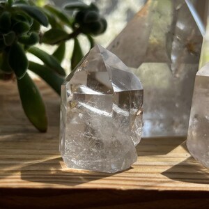 Clear Quartz Generator Tower With Penetrator Quartz Inside From Brazil ...