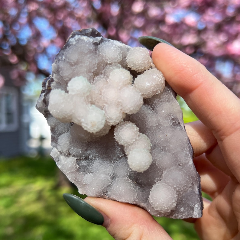 Pink Botryoidal Chalcedony Translucent Specimen - Etsy UK