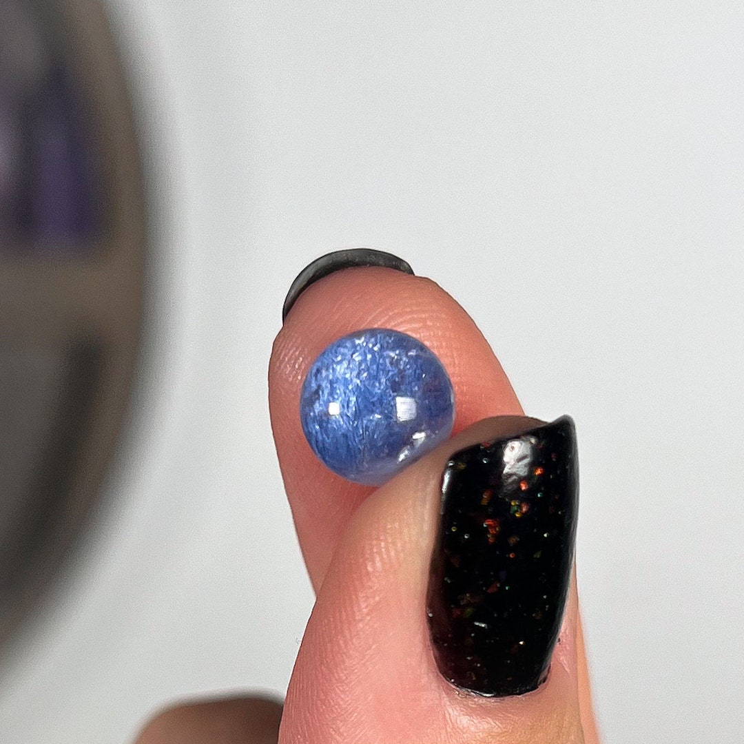AAA Gemmy Blue Dumortierite Quartz Mini Sphere, Crystal Ball, Calming ...