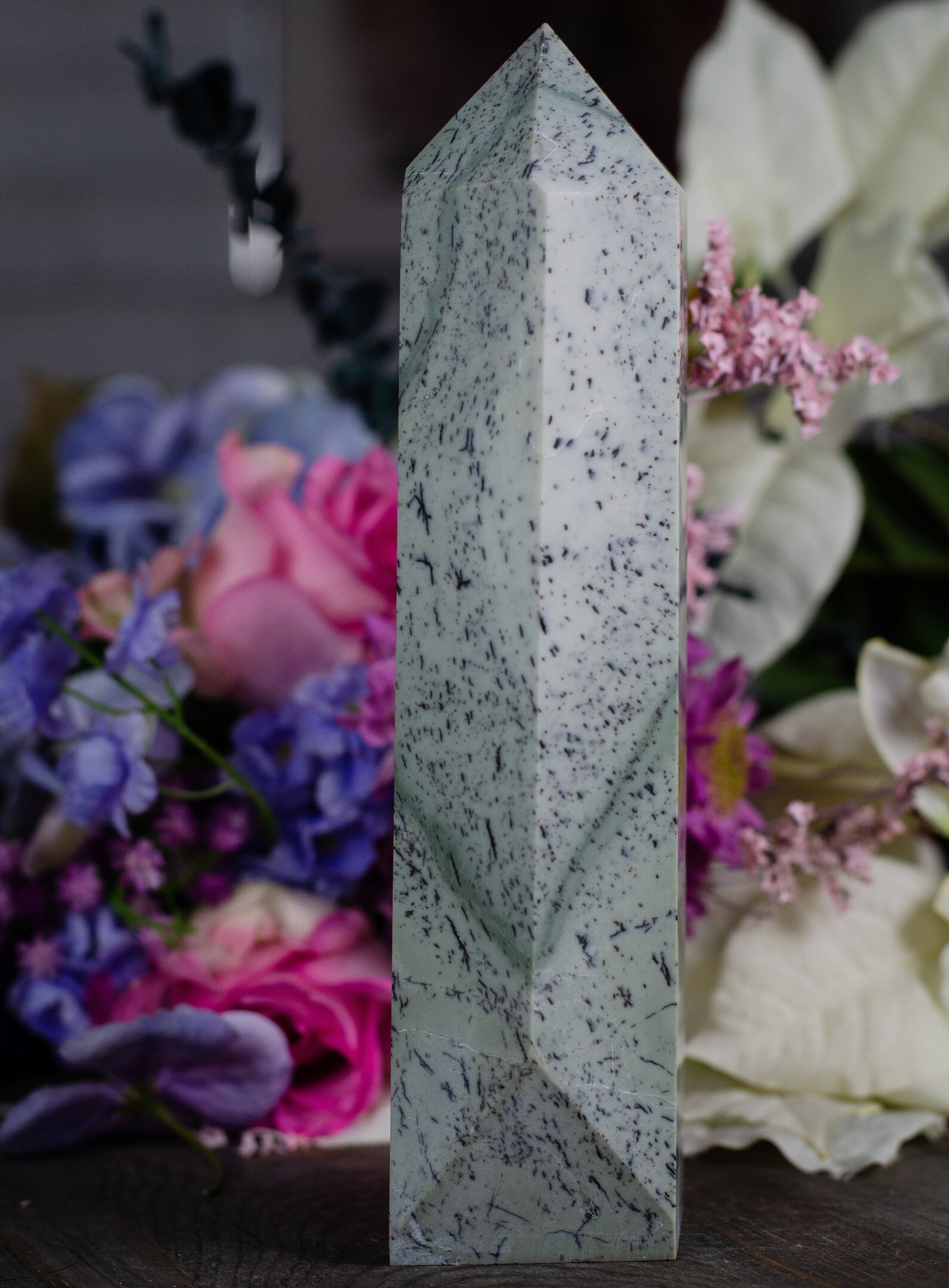 Green Dendritic Agate Tower Extra Large 3 Lbs Abundance - Etsy