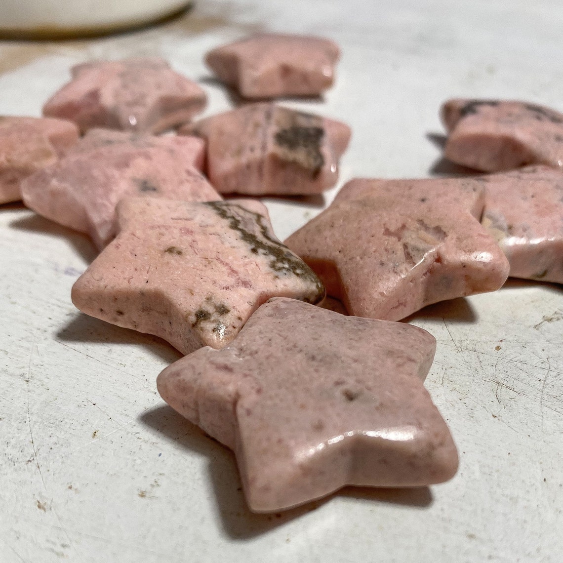 Pink Astorite Stars, Rhodonite and Rhodochrosite Mix, Rare Stones - Etsy