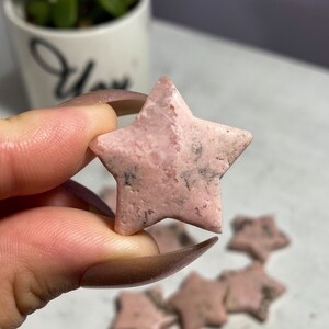 Pink Astorite Stars, Rhodonite and Rhodochrosite Mix, Rare Stones - Etsy
