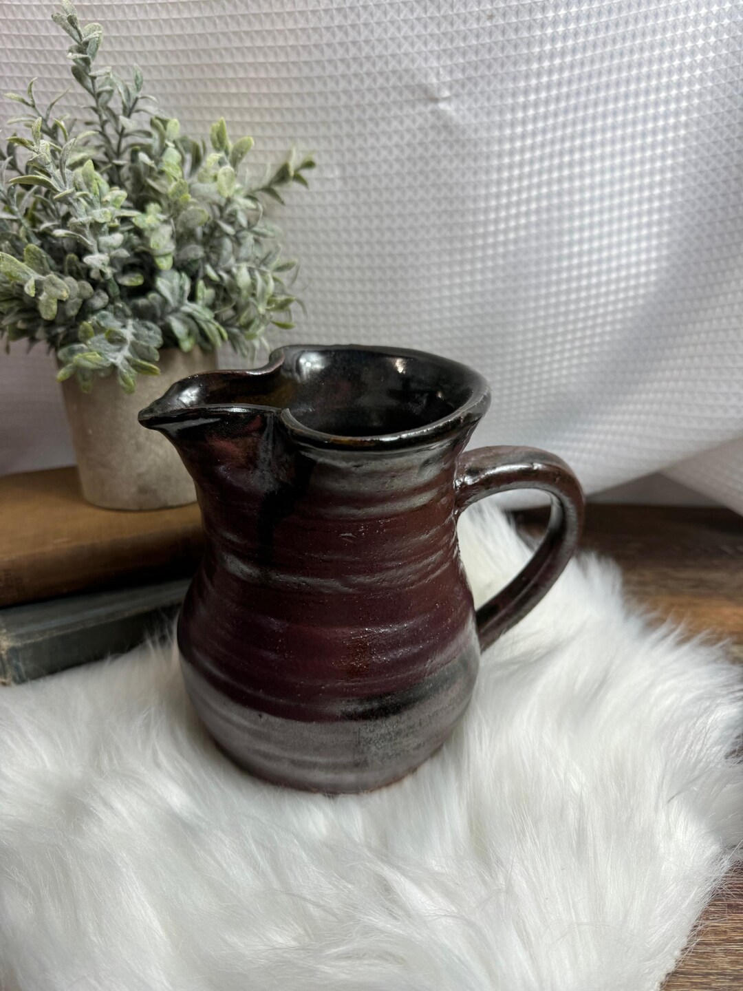 Pottery Pitcher - Etsy