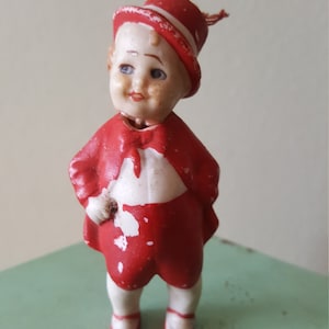 Antique German Bisque Nodder Doll, Hand Painted, Little Boy - Etsy