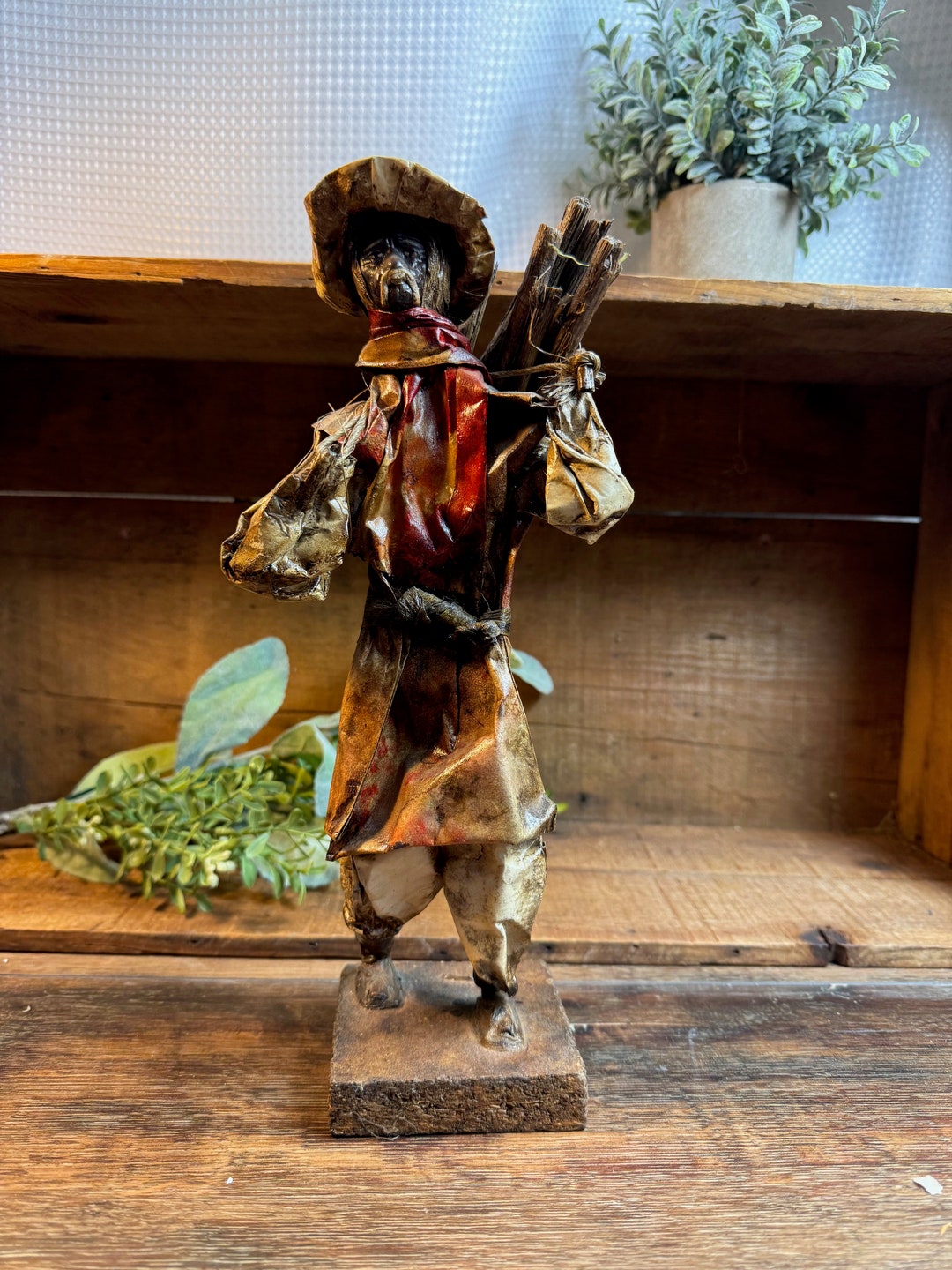 Rare Vintage Mexican Folk Art Paper Mache Man Figurine - Etsy