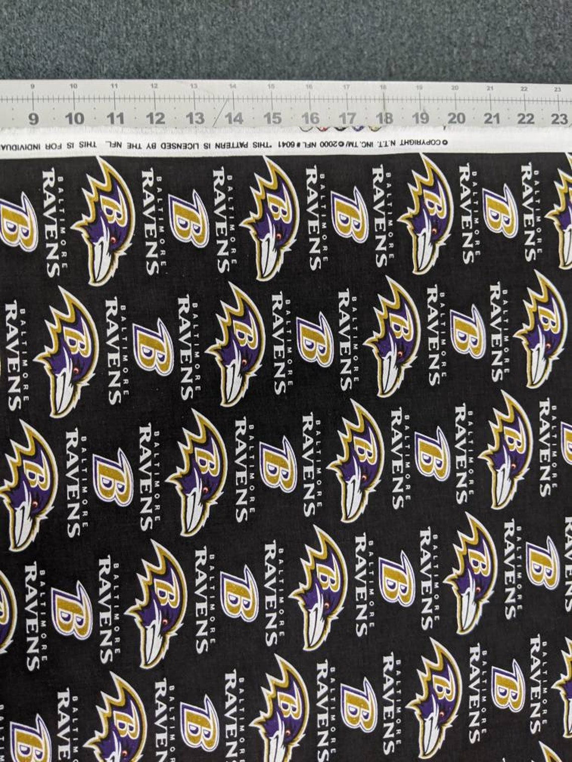 Baltimore Ravens - NFL Extra Wide (58") High Quality Quilting Cotton ...