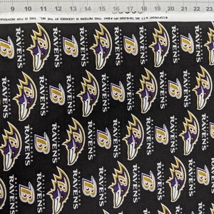 Baltimore Ravens - NFL Extra Wide (58") High Quality Quilting Cotton ...