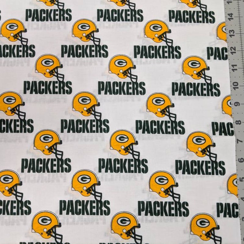 Green Bay Packers Fabric - Etsy