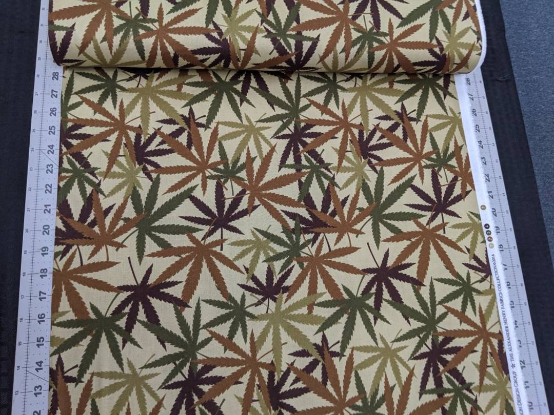 Herb - Marijuana Pot Weed Leaves - Camo Colors Green Brown Tan ...
