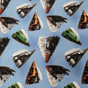 On the Right Track - Trains - High Quality Quilting Cotton From the ...