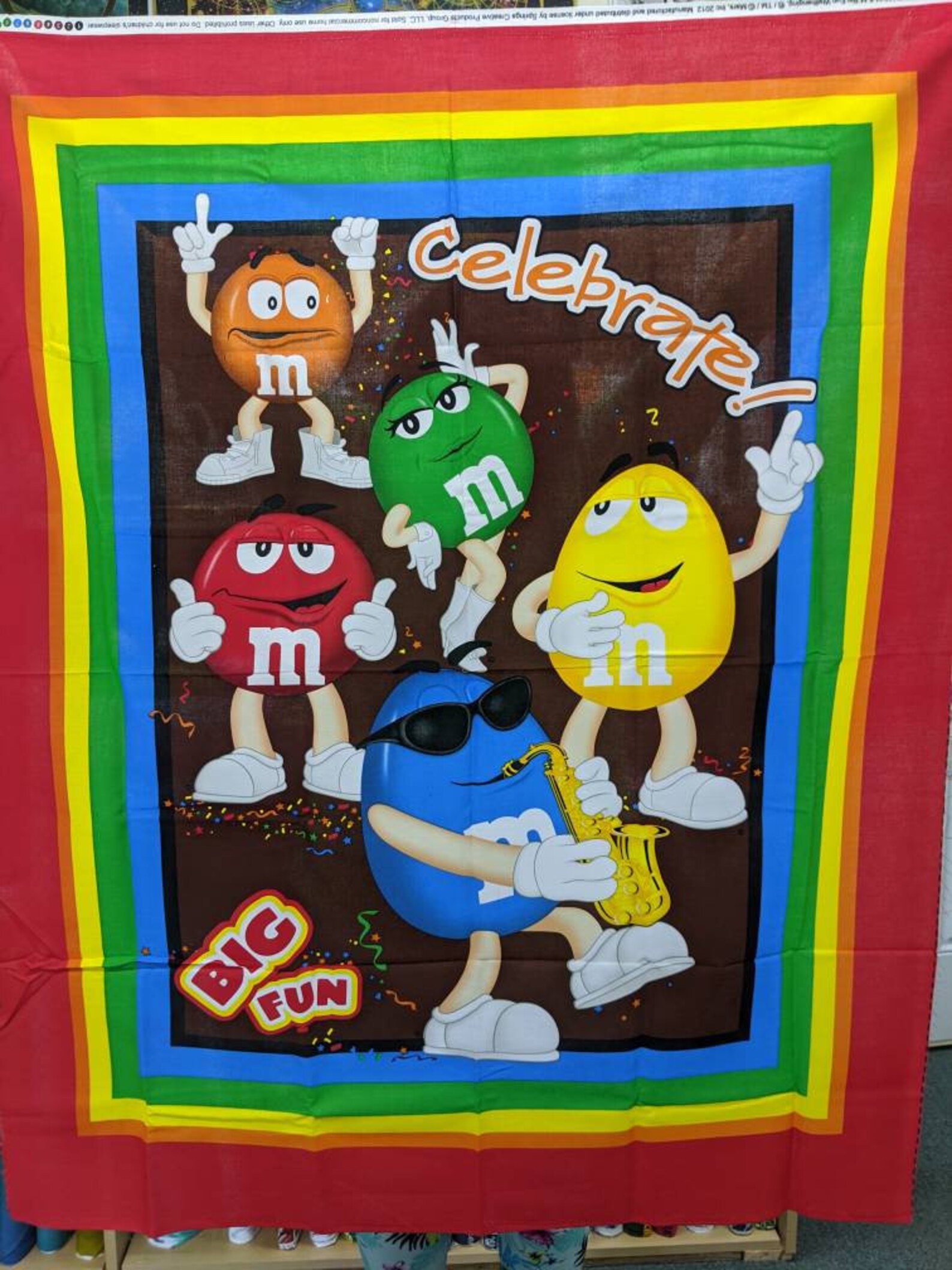 Celebrate M & Ms Big Fun 1 Yd Panel 36 X 42 - Etsy