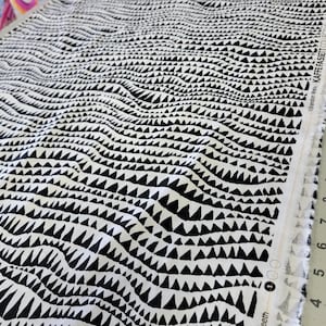 Shark Teeth Black and White - Kaffe Fassett Collective - Beautiful ...